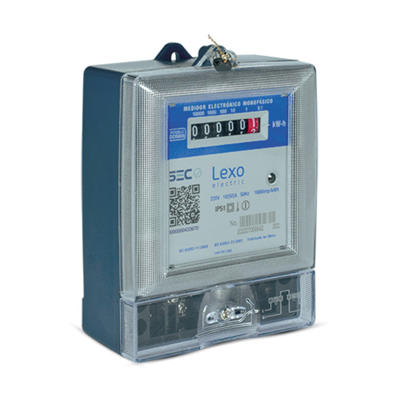 Medidor electrónico 10(50)A certificado DDS608 - DistritoEléctrico ...